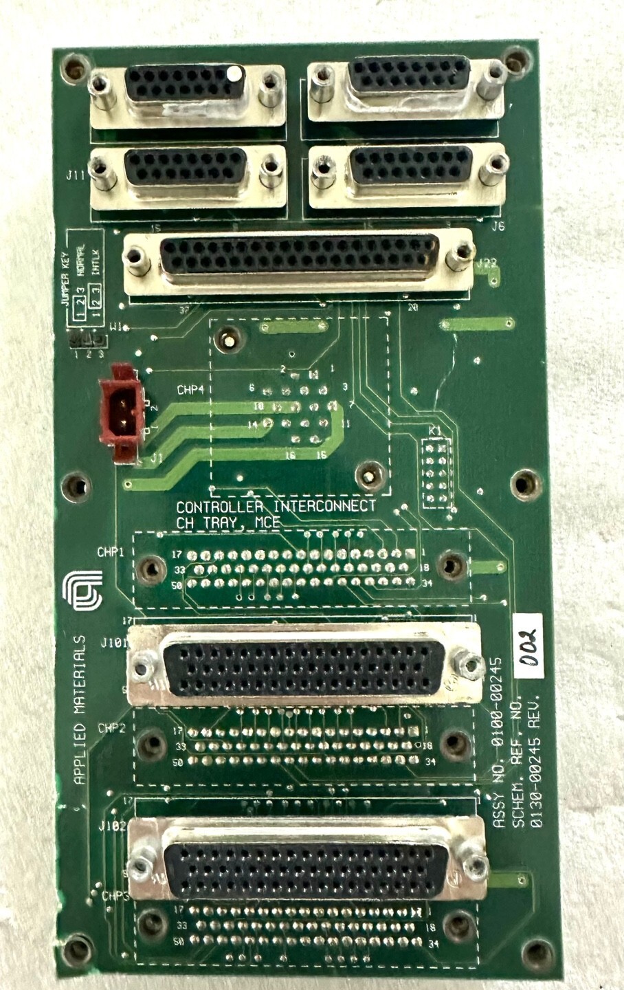 AMAT APPLIED MATERIALS 0100-00245 CHAMBER INTERCONNECT CH TRAY MCE | eBay