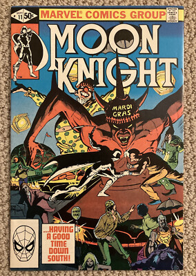 Moon Knight #11 (1980 Series) Marvel Comic Doug Moench Bill Sienkiewicz ...
