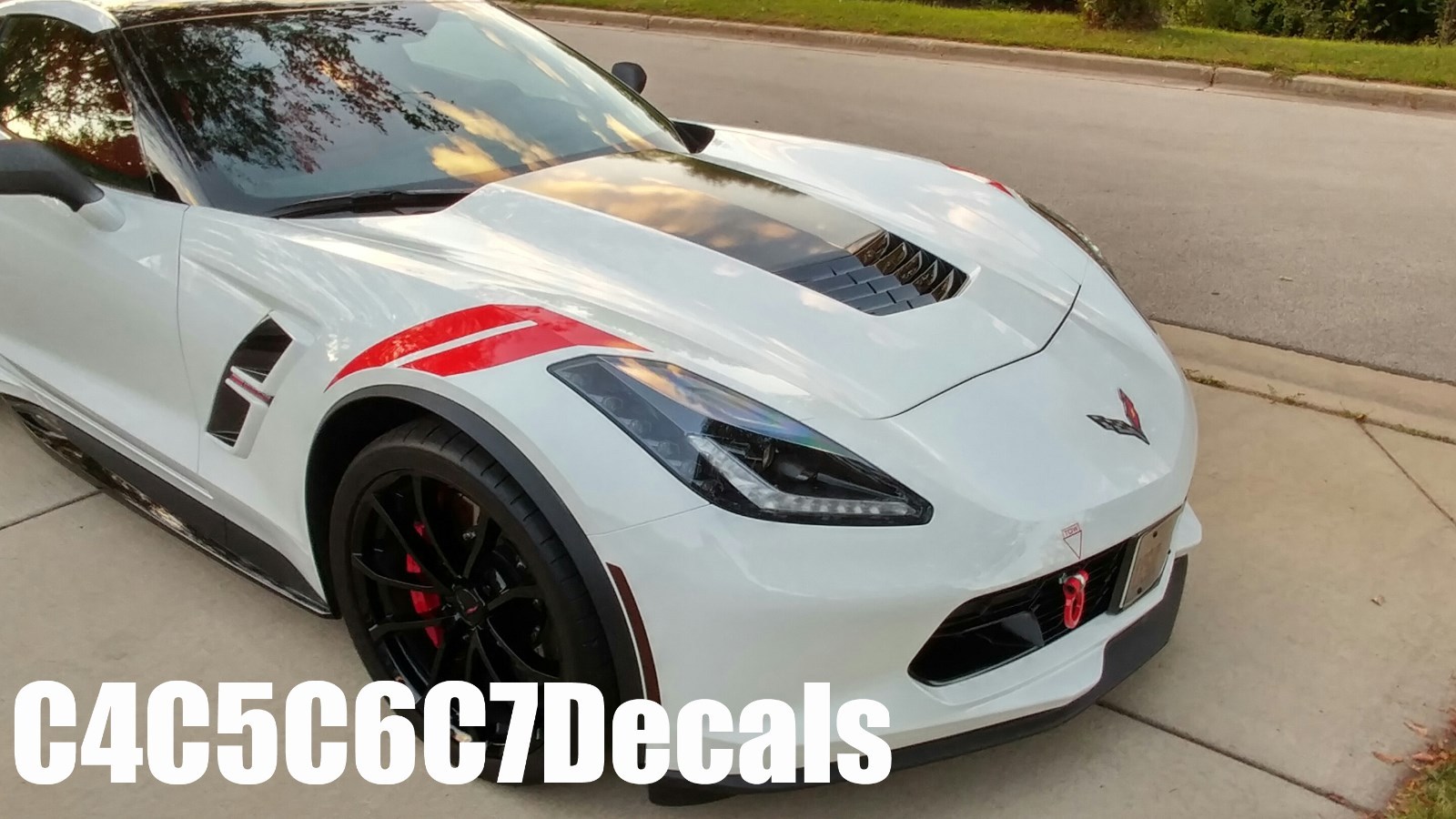 Chevy C7 Corvette StingRay Grand Sport Style Fender Hash Mark Decals 14 ...
