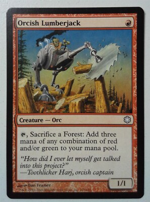 Orcish Lumberjack *Common* Magic MtG x1 Coldsnap Theme Deck SP | eBay