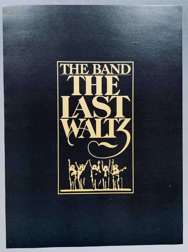 THE BAND 1978 vintage POSTER ADVERT THE LAST WALTZ Robbie Robertson ...