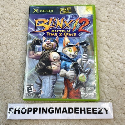 BLINX 2 MASTERS OF TIME & SPACE Microsoft Xbox PREOWNED NO MANUAL VERY ...