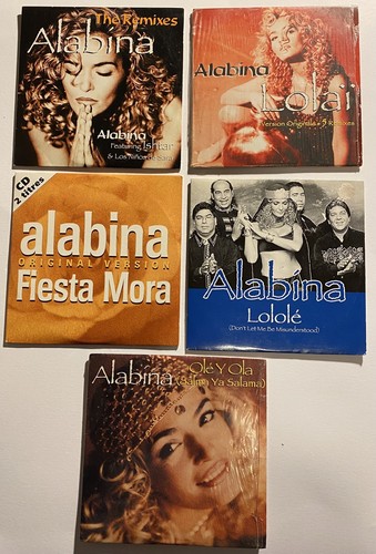 Alabina - lot de 5 cd single | eBay