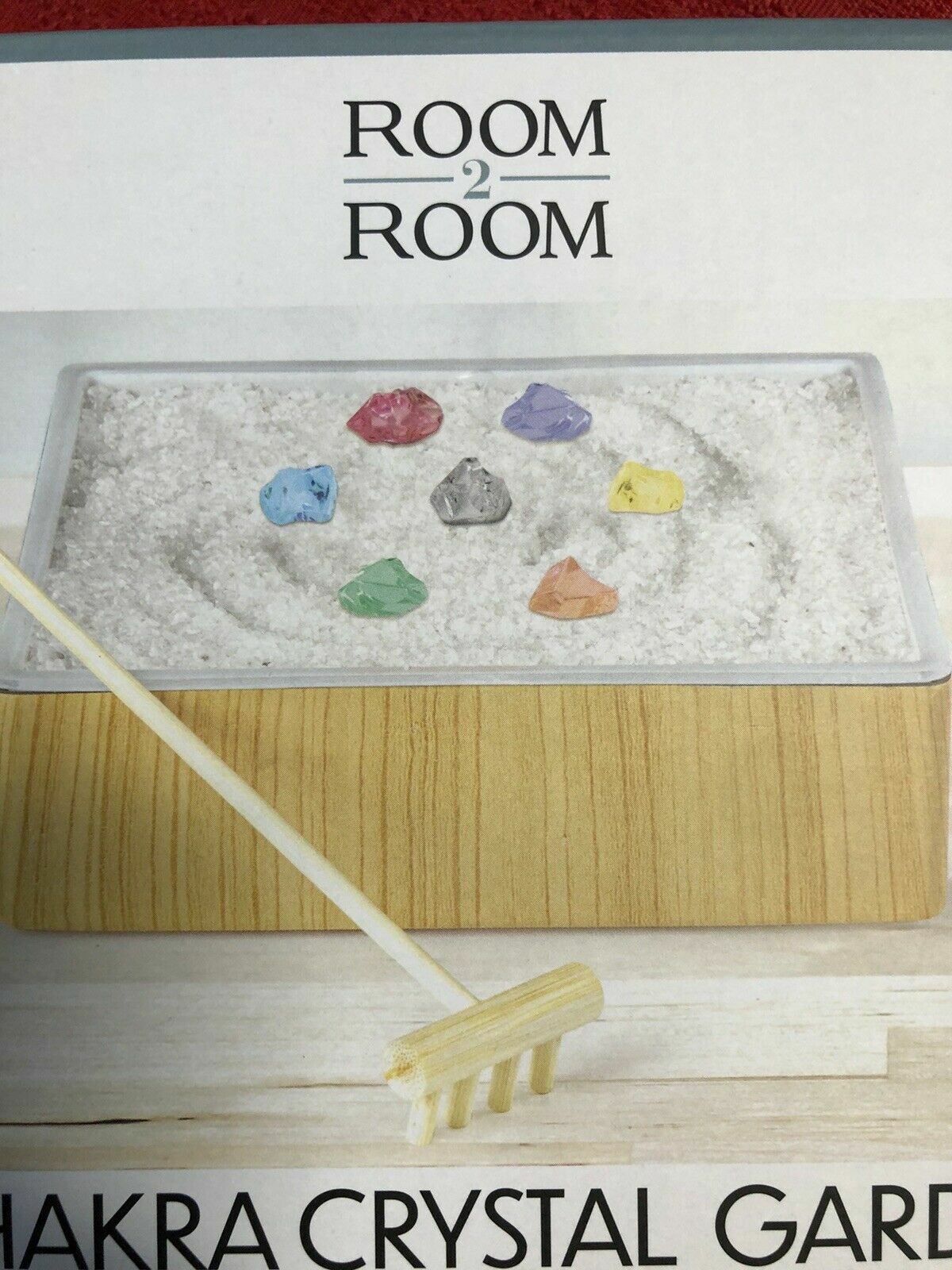 Desktop Mini Meditation Chakra Crystal Zen Garden Tray For Stress ...