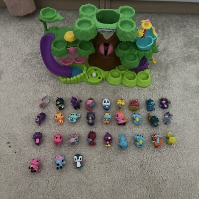 Hatchimals CollEGGtibles Tree House Playset and 7 figures. | eBay UK
