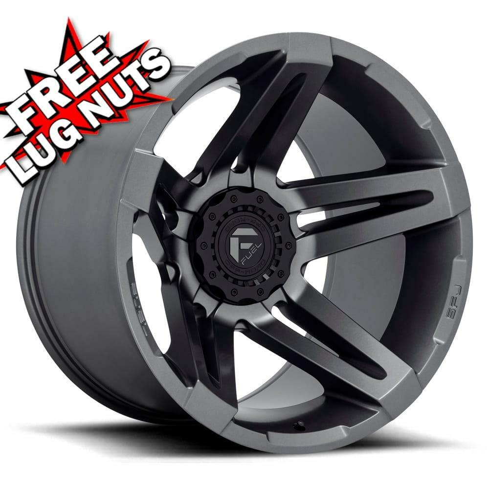 20 inch 20x12 Fuel D764 SFJ Gun Metal wheel rim 5x4.5 5x114.3 -44 | eBay