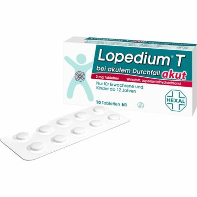 LOPEDIUM T akut bei akutem Durchfall Tabletten 10 St PZN03928406 | eBay