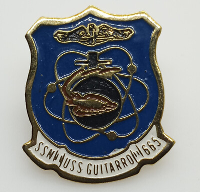 USN USS Guitarro SSN-665 Lapel Pin | eBay
