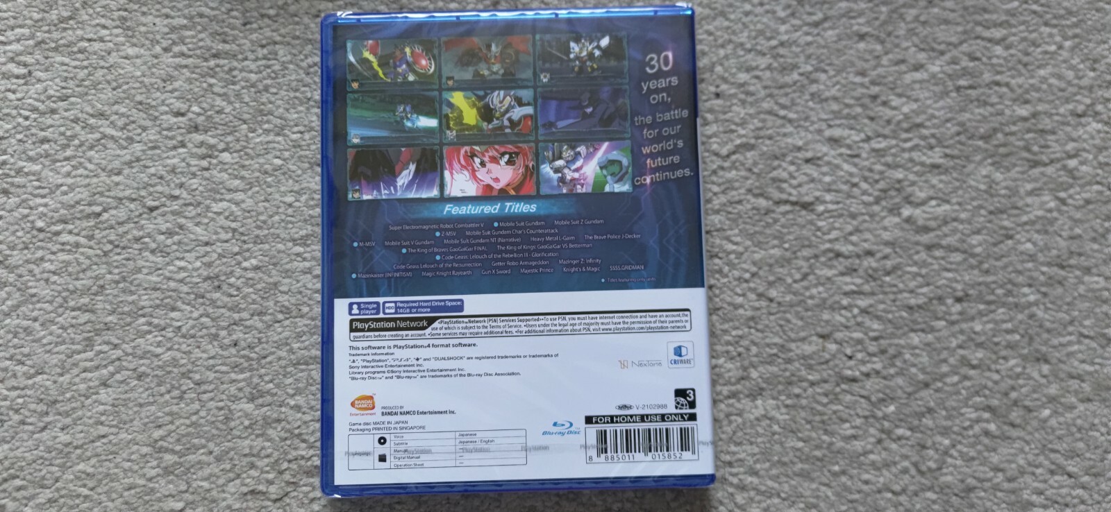 Super Robot Wars 30th (English) PS4 Asia Version Final Dragon | eBay