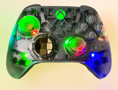 Microsoft Xbox One Controller - Ghost Cipher - with custom LED mod ...