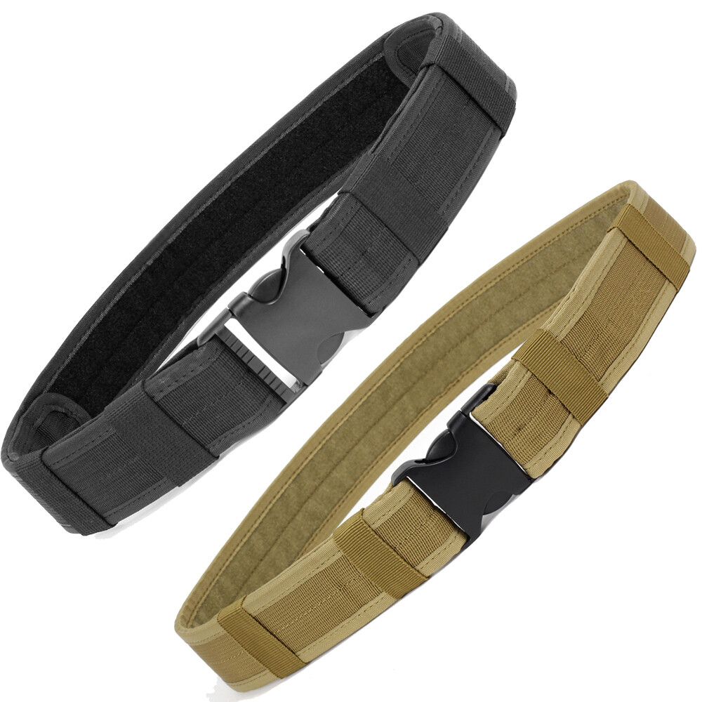 Tactical Combat Gear Security Belt Outdoor Military Adjustable Heavy ...