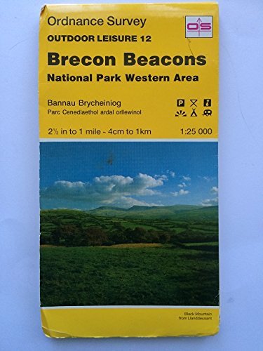 Brecon Beacons - National Park Western A... by Ordnance Survey Sheet ...