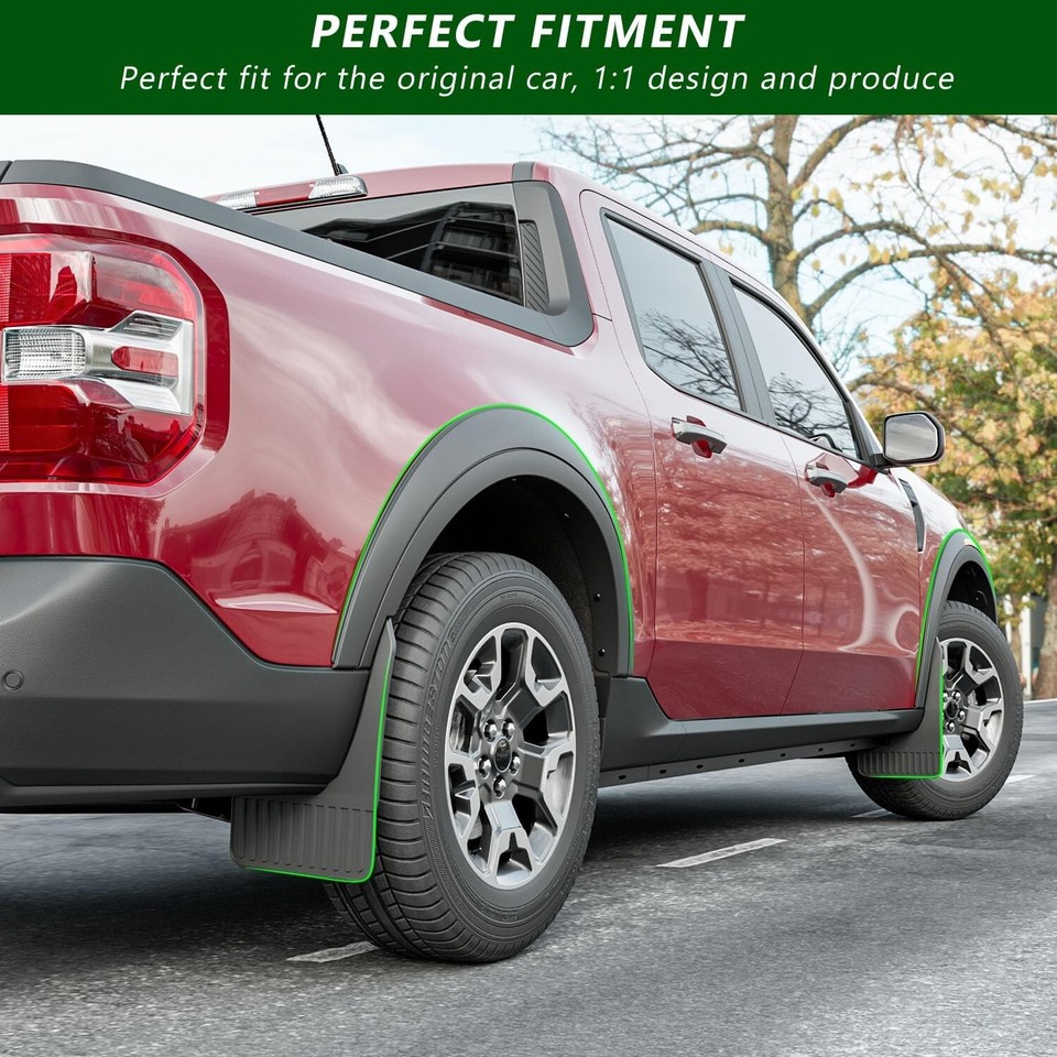 For 2022-2025 Ford Maverick Fender Flares Mud Flaps Splash Guards Wheel ...