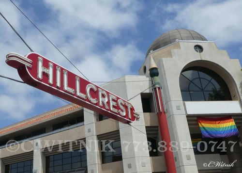 Original PHOTOGRAPH of San Diego HILLCREST Neighborhood Sign-Urban ...