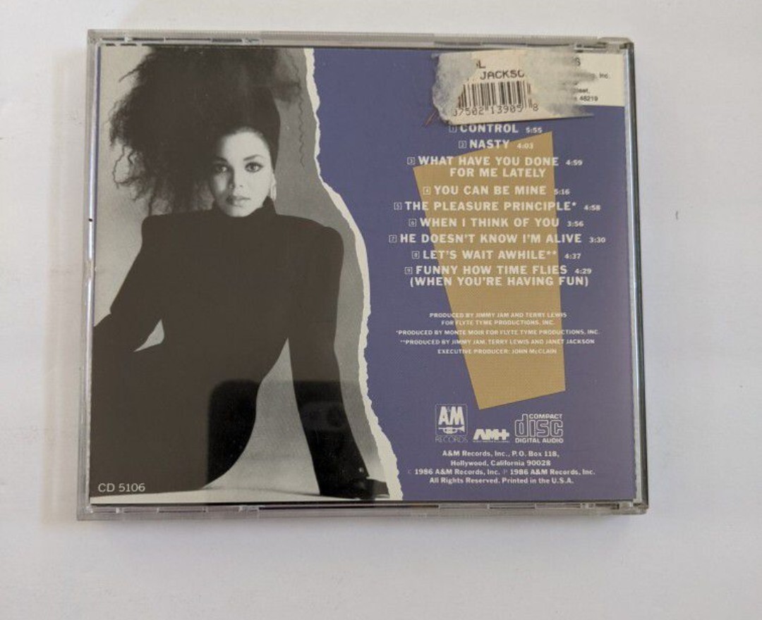 Capa Do Album Control De Janet Jackson