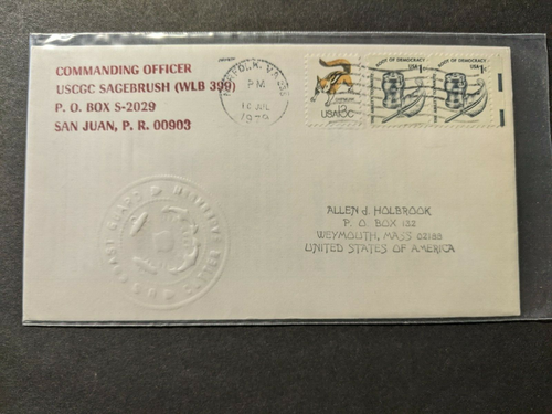 USCGC SAGEBRUSH WLB-399 Naval Cover 1979 Embossed Cachet | eBay