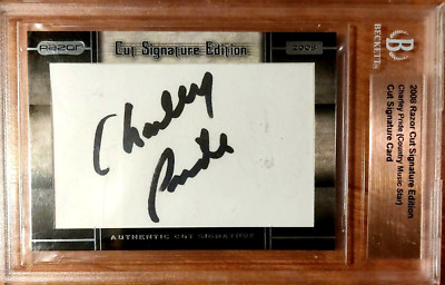 Charlie Pride Signed, Beckett Certified Slab | eBay