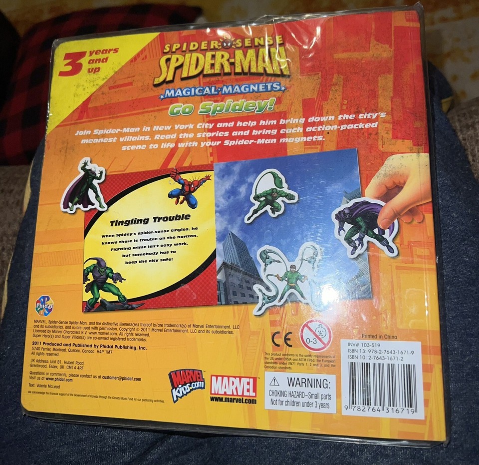 Magical Magnets - Spider Sense Spider-Man Books - 19 Magnets - NEW ...