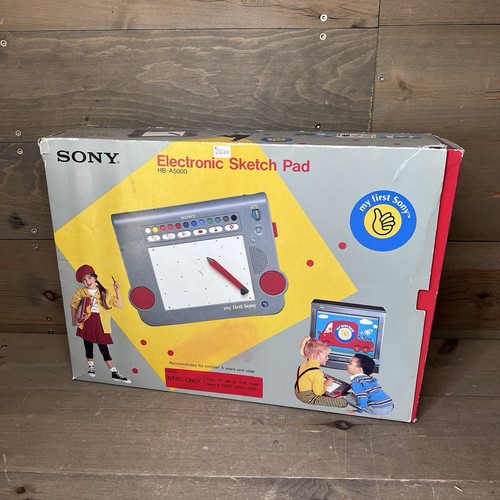 Sony Electronic Sketch Pad HB-A5000 My First Sony Video Input NTSC | eBay
