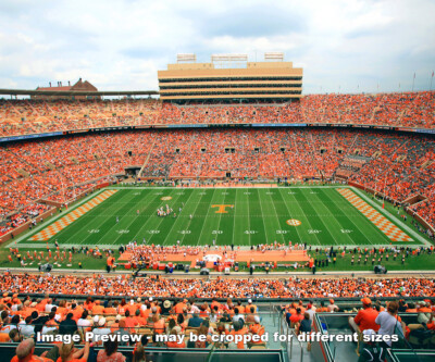 Tennessee Volunteers Neyland Stadium UT Vols NCAA Football Checkerboard ...