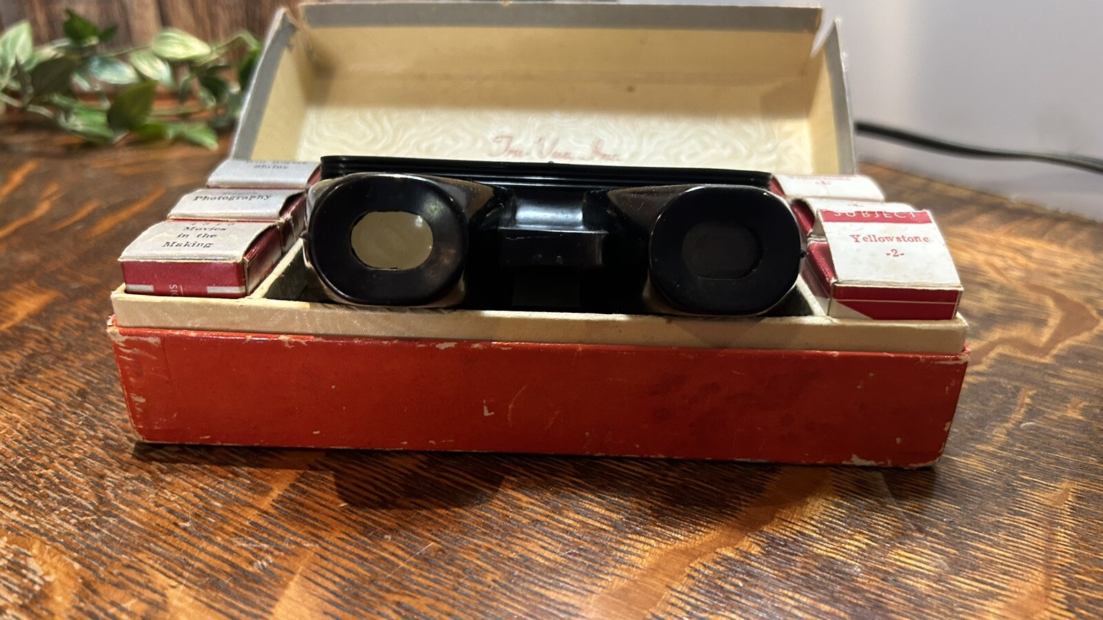 Vintage Tru Vue Viewer with box And 6 Film Strips Yellowstone Films ...