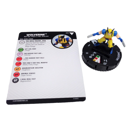 Heroclix X-Men Animated Series set Wolverine #001 Common | eBay