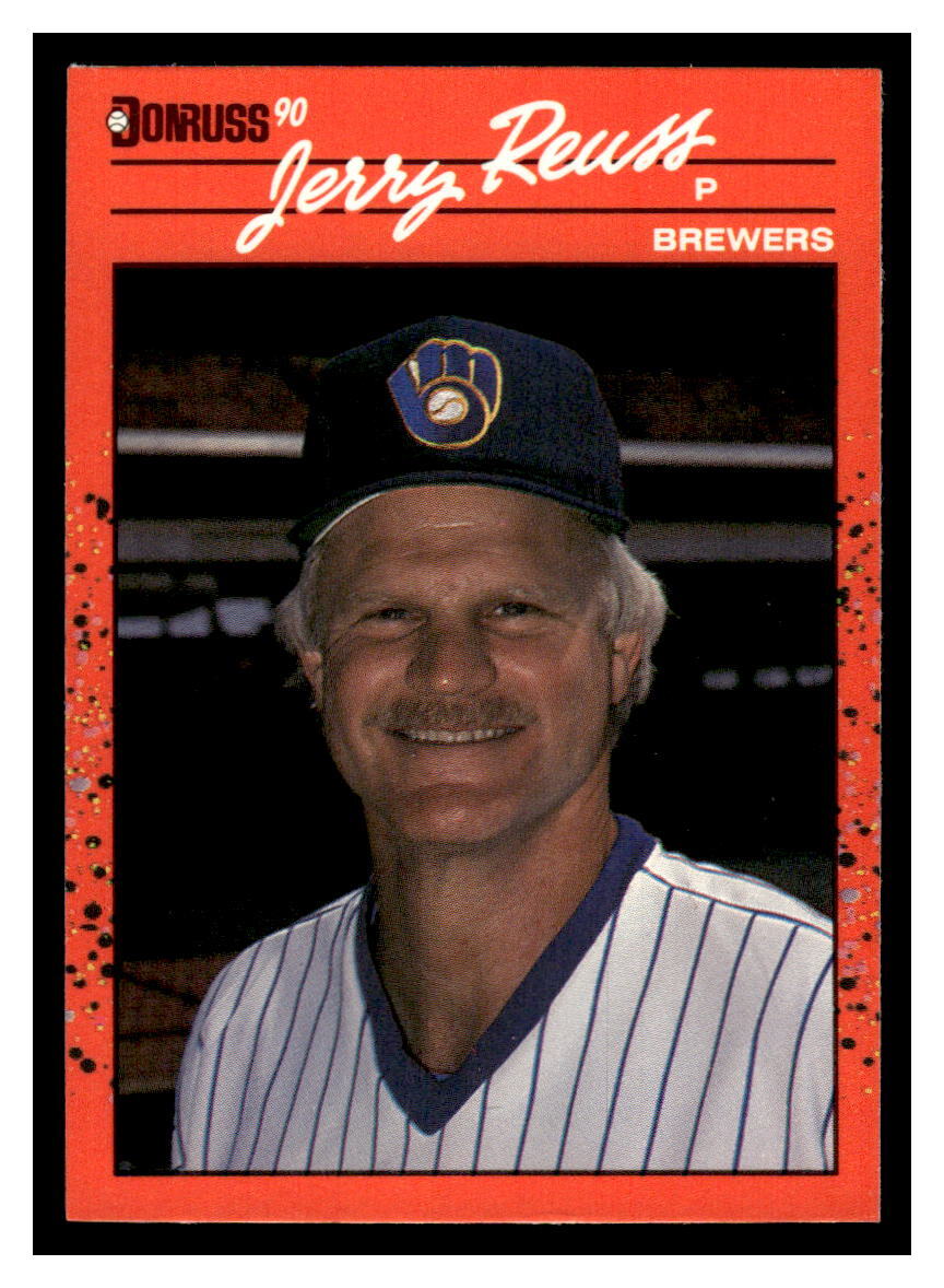 1990 Donruss #528 Jerry Reuss - Milwaukee Brewers | eBay