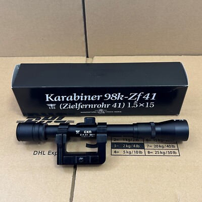 【NEW】Tanaka zf41 Scope & Mount Set Mauser Kar M43 German Army Direct ...