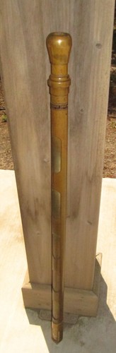 VINTAGE DEAN GAMET MN BRASS 6-SLOT 40" SEED GRAIN CORN PROBE BURROWS ...