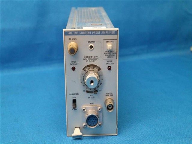 Tektronix Am 503 Current Probe Amplifier Plug-in Am503 for sale online ...