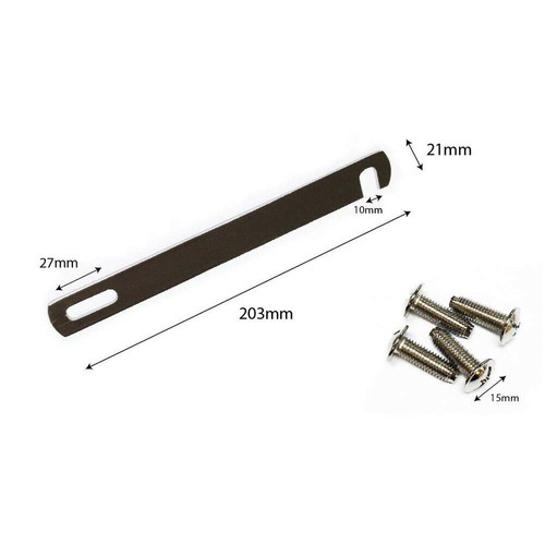 Divan Bed Base Link Bars Chrome Silver Nickle Plated + Screw Fittings ...