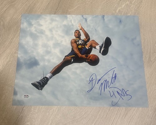 DONOVAN MITCHELL Autographed 11x14 Photo SIGNED AUTO PSA Certified | eBay