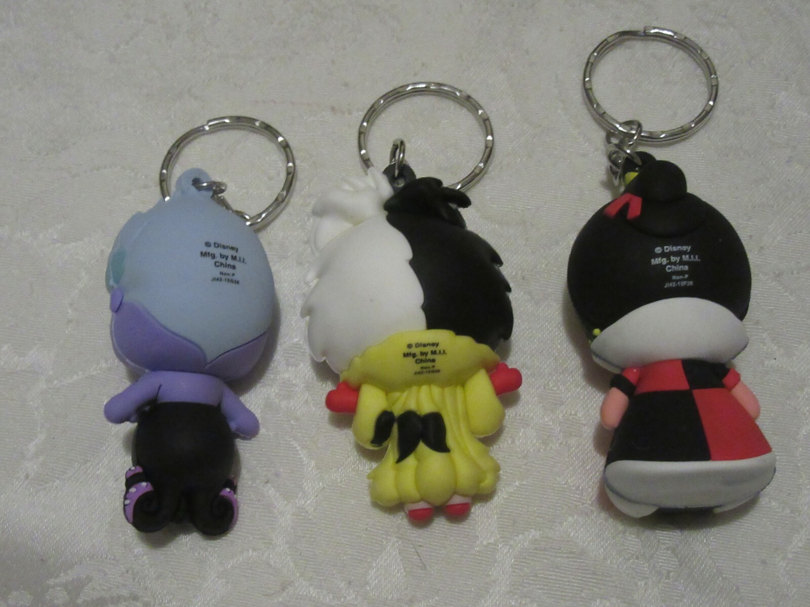 Monogram Disney Villains Figural Keyring Keychain Complete Set 3D Foam ...