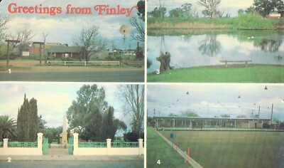 "Finley. NSW. Multiview" Australia Vintage Postcard *Worldwide ship* | eBay