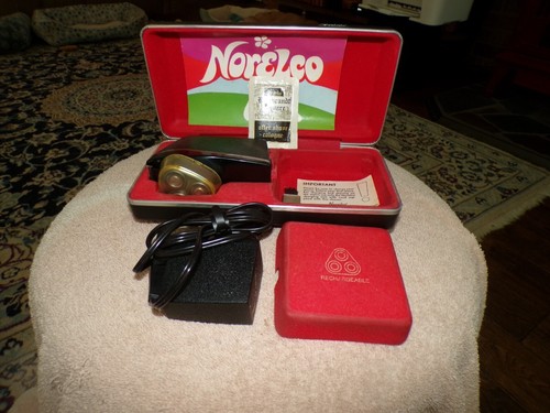 Vintage Norelco HP 1302 Rotary Razor Electric Shaver w/case and ...