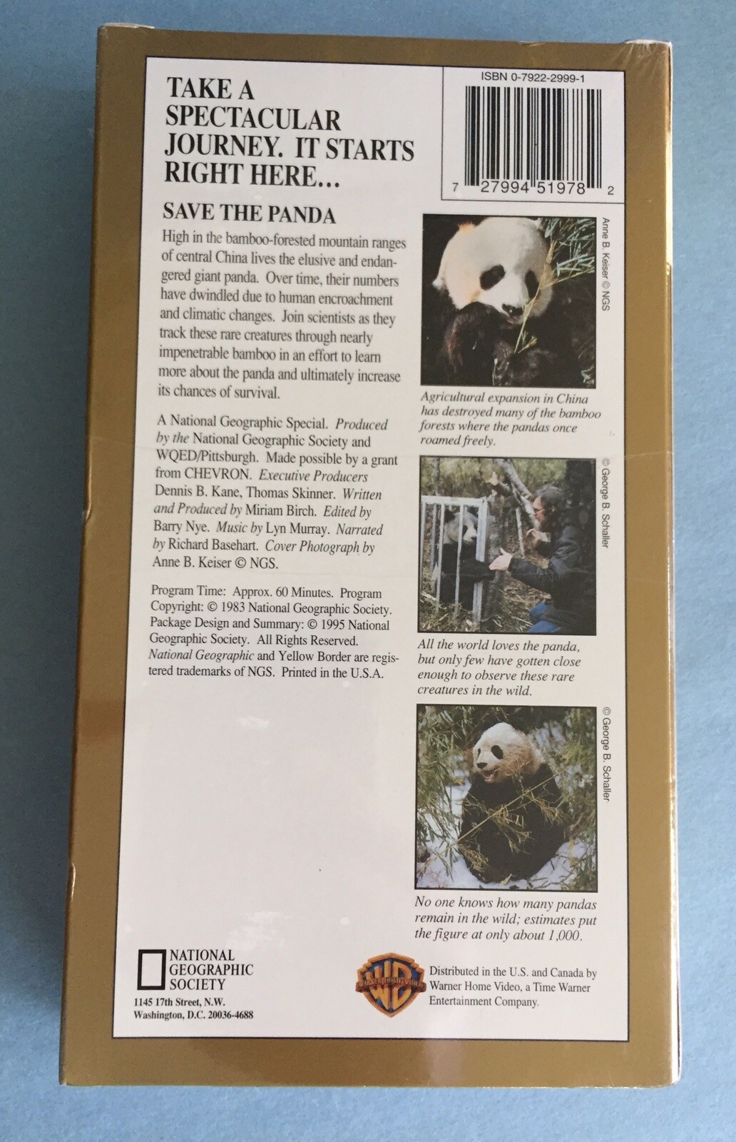 National Geographic Video Classics Save The Panda VHS New Unopened ...