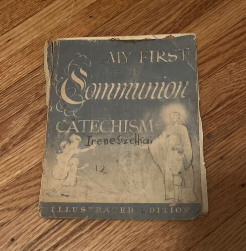 Vintage 1942 My First Communion Catechism Illustrated Edition | eBay