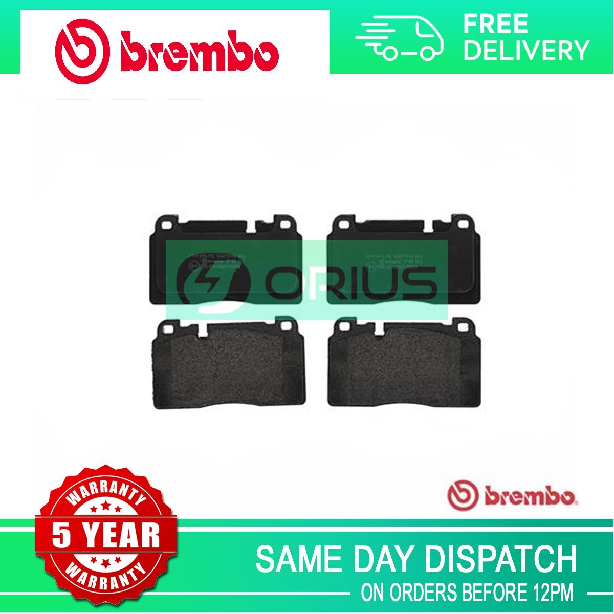 Fits Audi Q5 2008-2017 2.0 TDi 3.0 Brake Pads Set Front Brembo #1 | eBay