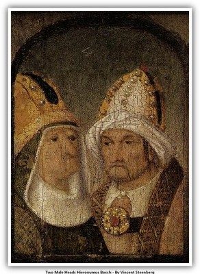 Two Male Heads Hieronymus Bosch | eBay
