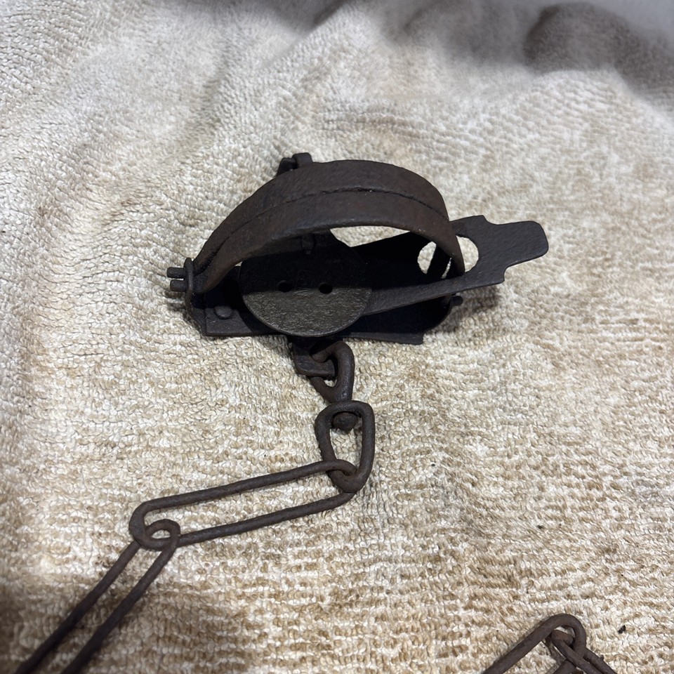Vintage Early Blake & Lamb No 0 Jump Trap Trapping PS&W Newhouse ...