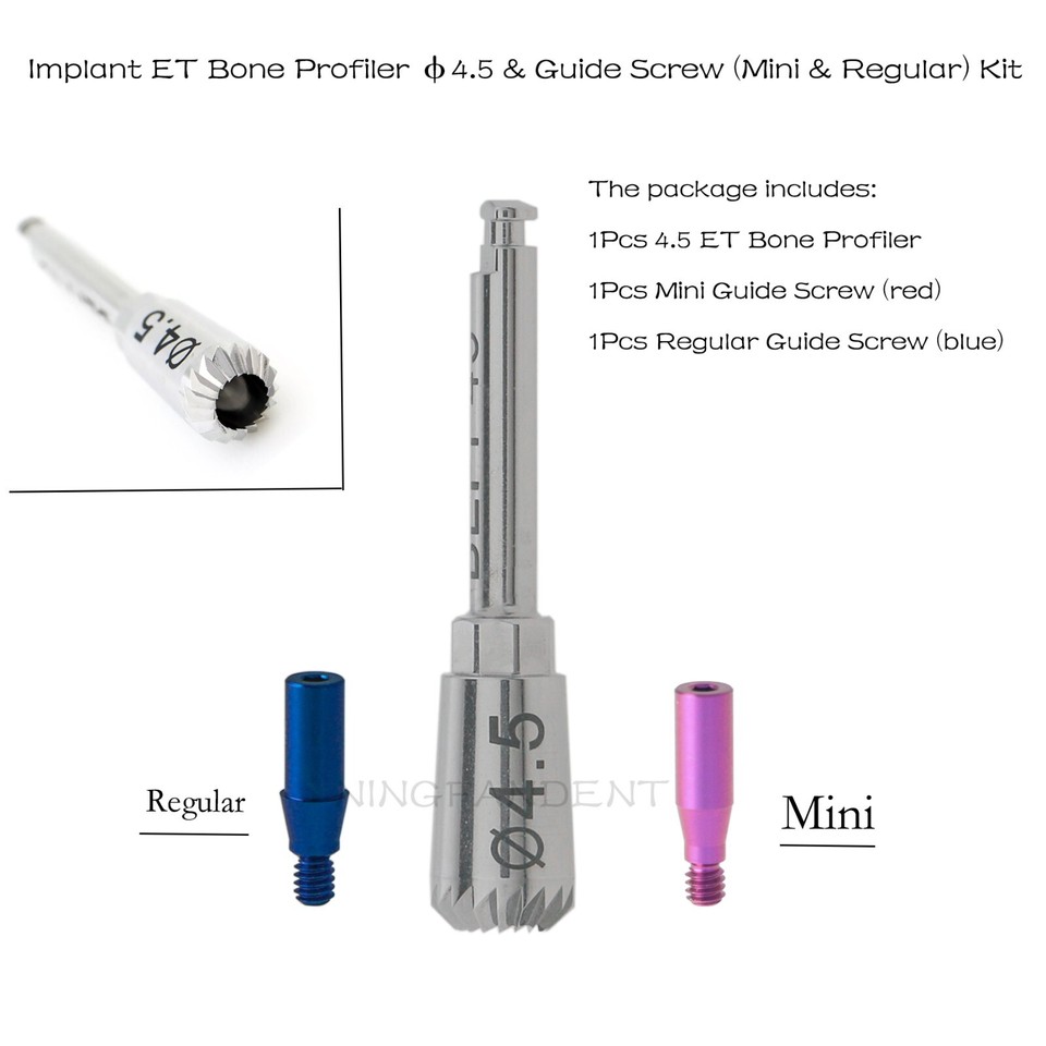 Dental Universal Implant TS Bone Profiler & Guide Screw Tool | eBay