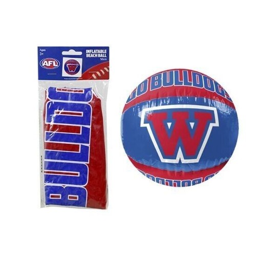 AFL Western Bulldogs Football Club Inflatable Beach Ball | eBay