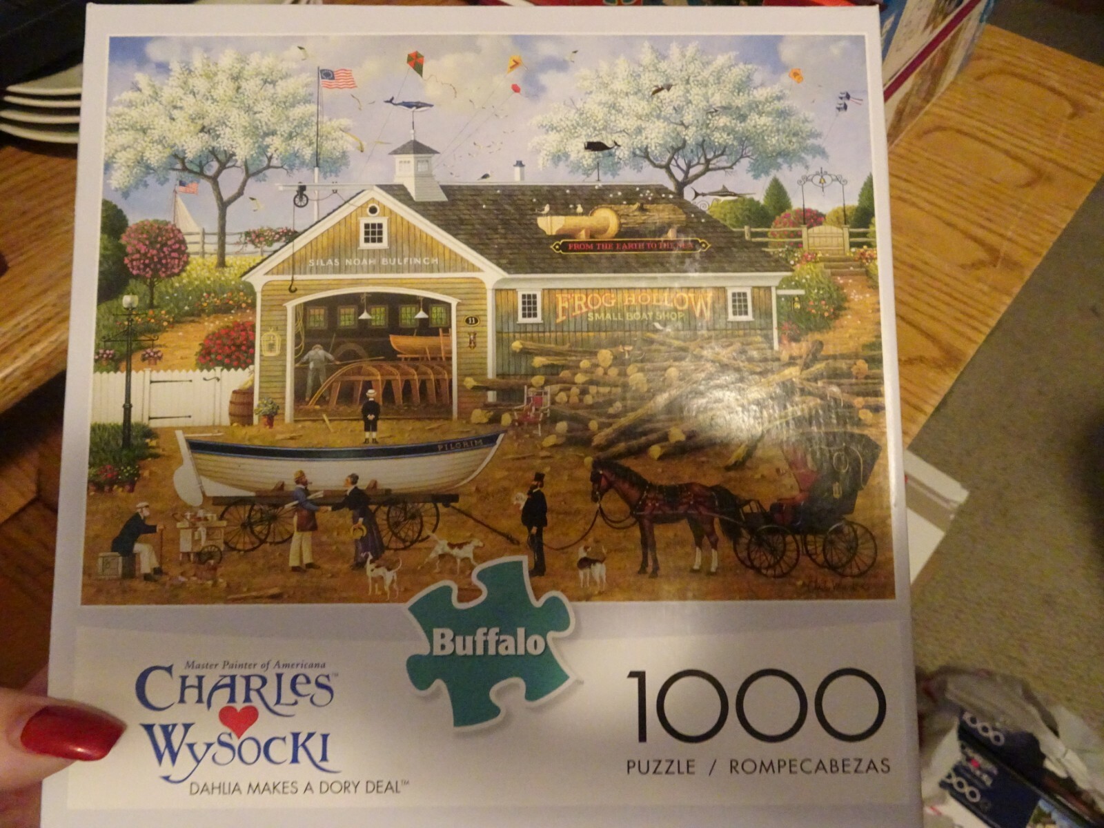 1000 Piece Jigsaw Puzzle Charles Wysocki DAHLIA MAKES A DORY DEAL ...