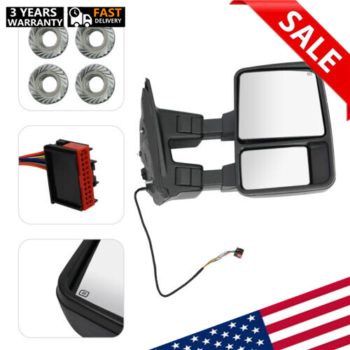 Right Mirror Passenger Side Rear View Mirror For 2008-2016 Ford F250 ...