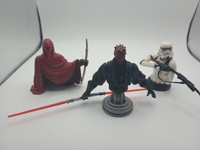 Star Wars Micro Bust Ups Darth Maul Stormtrooper Royal Guard | eBay