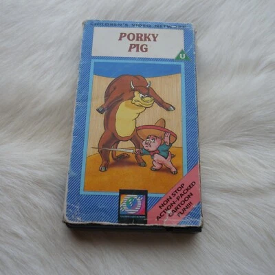 Vintage PORKY PIG VHS Vintage Looney Tunes | Grelly USA