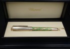 Chopard Sterling 18k Pink Coral Green Enamel Fountain Pen Limited ...