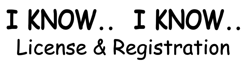 I know I know License and Registration Decal JDM Funny Decal for Car ...