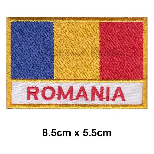 Romania country flag embroidery patch iron sew on badge fashion badge ...