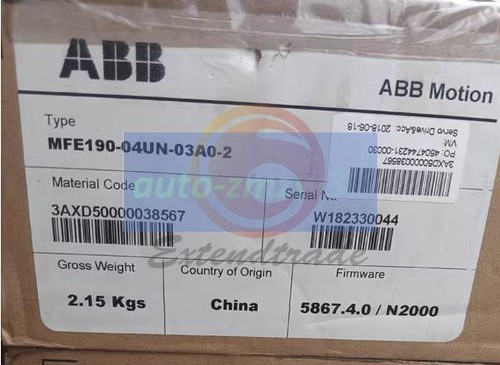 ONE New ABB Servo drives MFE190-04UN-03A0-2 | eBay
